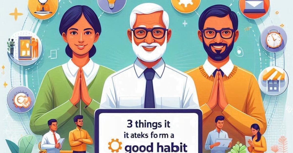 3 Things it Takes to Form a Good Habit